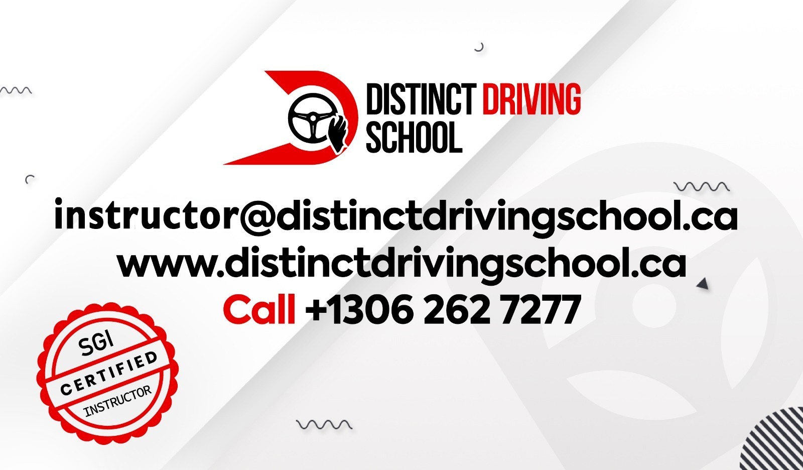 Distinct Driving School - SGI APPROVED - Learn Driving the Distinct Way
